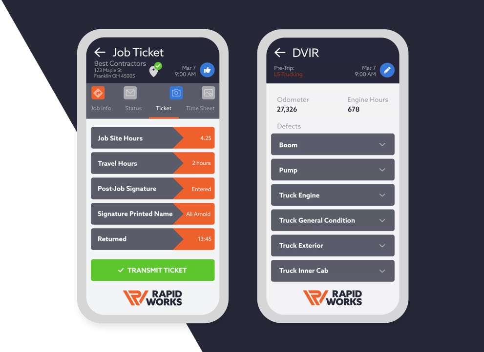Construction & Heavy Equipment Job Management Software